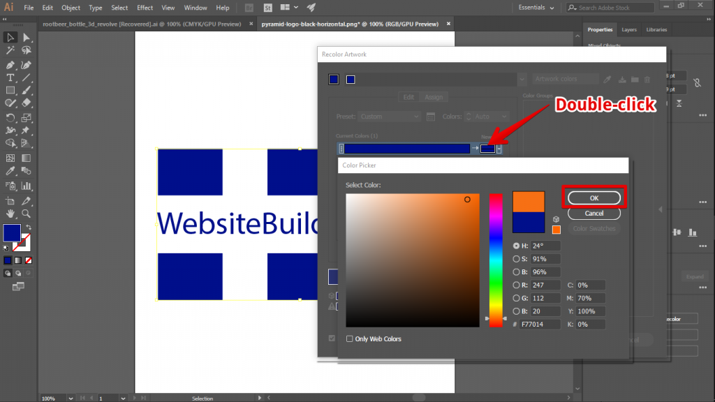 How do you change the color of an object in Illustrator ...