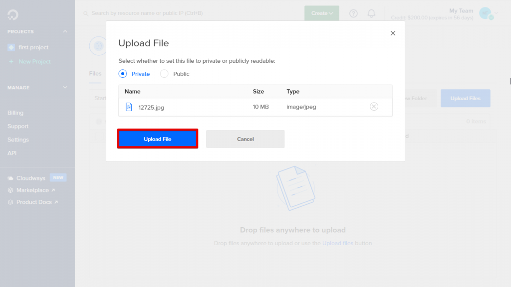 How do I upload a file to DigitalOcean droplet? - WebsiteBuilderInsider.com