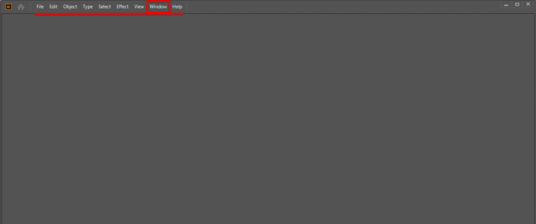 How do I show the menu bar in Illustrator? - WebsiteBuilderInsider.com