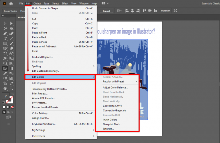 How do you sharpen an image in Illustrator? - WebsiteBuilderInsider.com