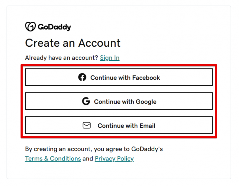 How do I create a GoDaddy account? - WebsiteBuilderInsider.com