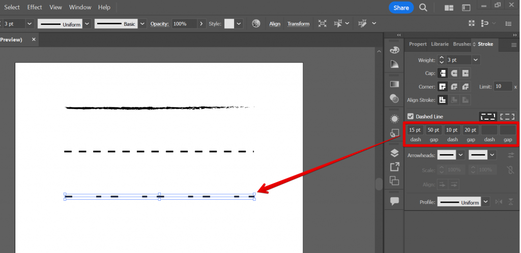 How do you change linetype in Illustrator? - WebsiteBuilderInsider.com