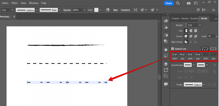 How do you change linetype in Illustrator? - WebsiteBuilderInsider.com