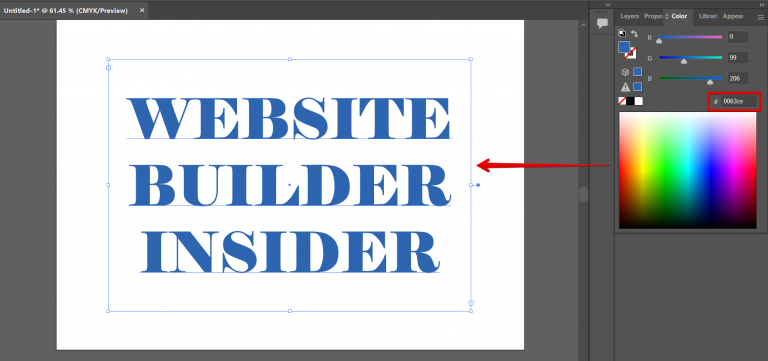 How do I find the color code in Illustrator? - WebsiteBuilderInsider.com