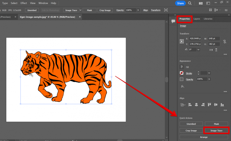 How do I convert an image to outline in Illustrator? - WebsiteBuilderInsider.com