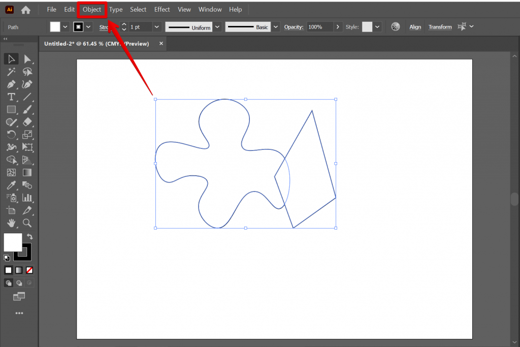 How do I join two closed paths in Illustrator? - WebsiteBuilderInsider.com
