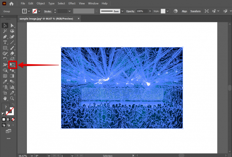 How do I change the perspective of an image in Illustrator ...
