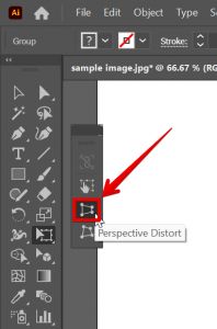 How do I change the perspective of an image in Illustrator ...