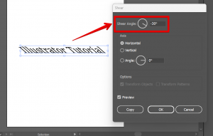 How do you skew text in Illustrator? - WebsiteBuilderInsider.com
