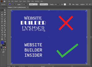 Why can't I edit my text in Illustrator? - WebsiteBuilderInsider.com