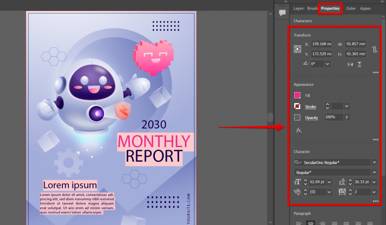 How do I edit an existing text in Illustrator? - WebsiteBuilderInsider.com