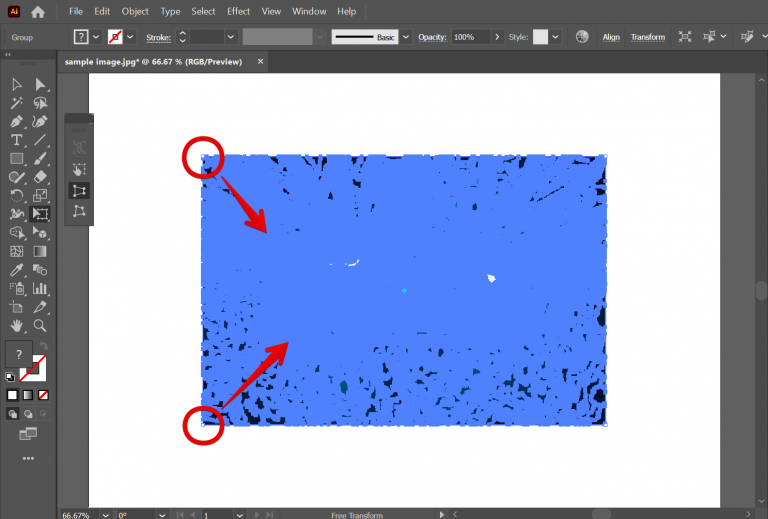 How do I change the perspective of an image in Illustrator ...