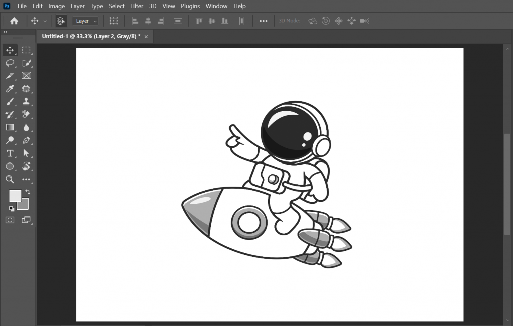 How do I turn a picture into a coloring page in Photoshop ...