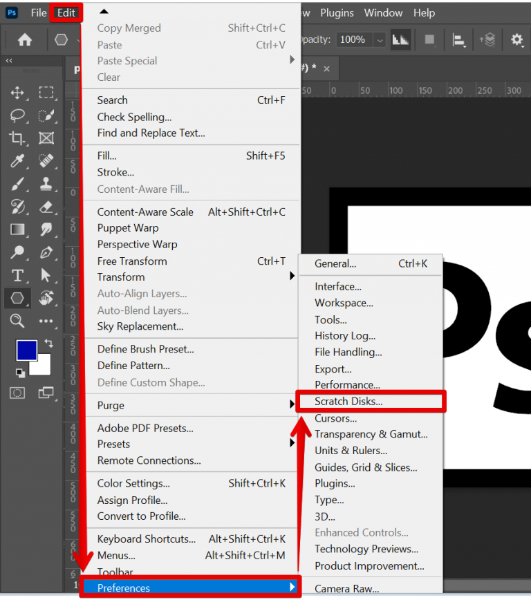 How do I empty my scratch disk without opening Photoshop ...
