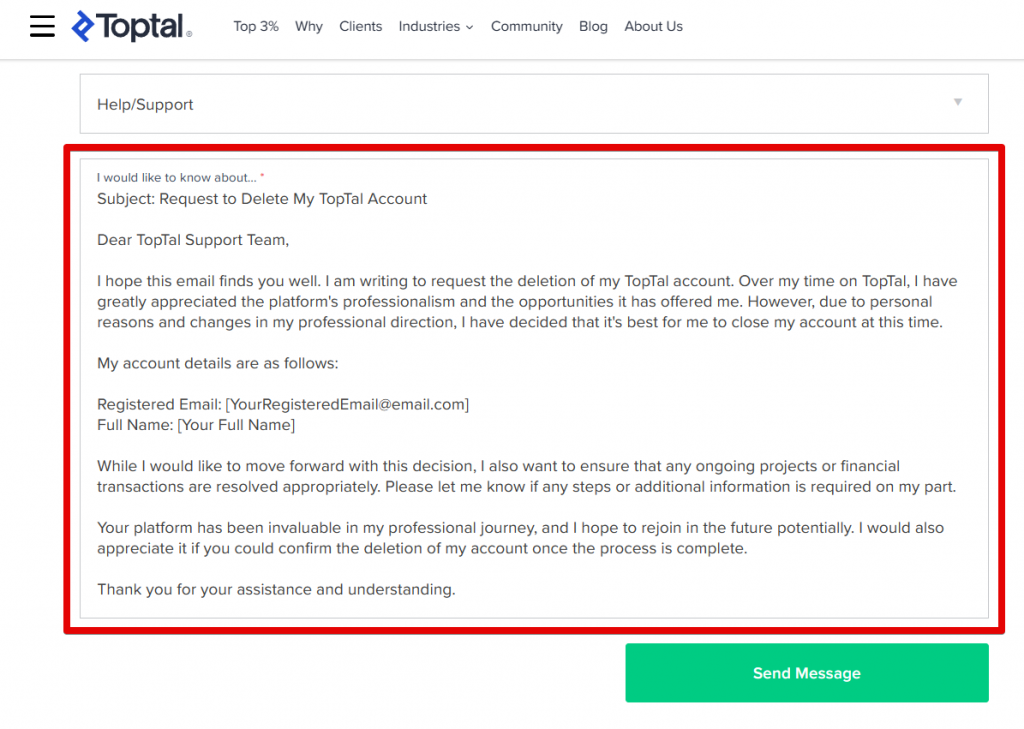 How do I delete my TopTal account? - WebsiteBuilderInsider.com
