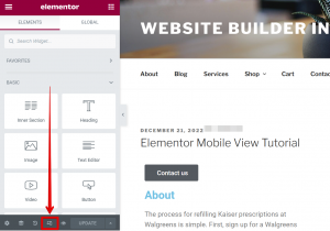 How do I edit the mobile view in Elementor? - WebsiteBuilderInsider.com