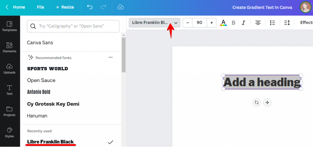 Can You Do Gradient Text in Canva? - WebsiteBuilderInsider.com