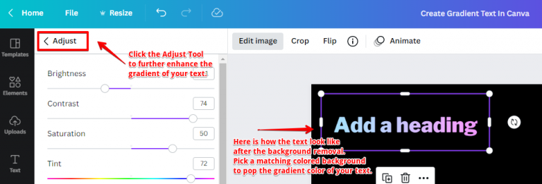 Can You Do Gradient Text in Canva? - WebsiteBuilderInsider.com