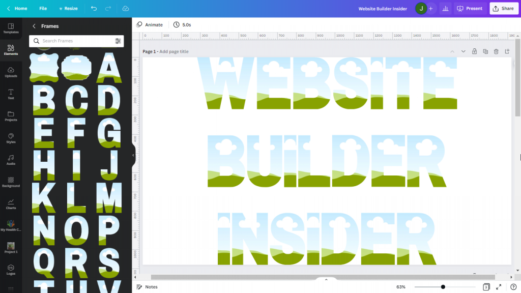 How Do You Make Metallic Letters in Canva? - WebsiteBuilderInsider.com