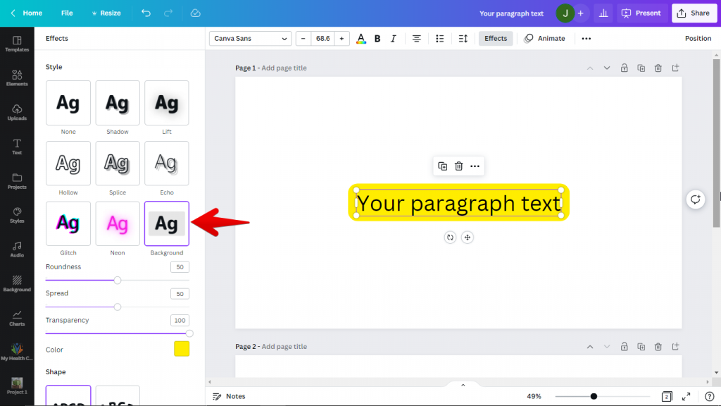 How Do You Fill a Text Box in Canva? - WebsiteBuilderInsider.com