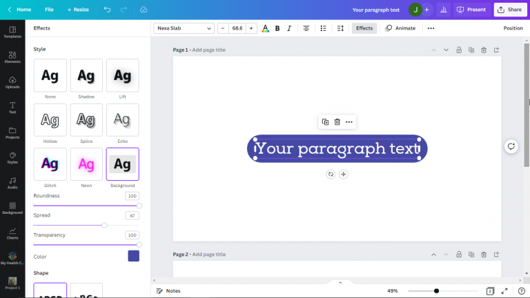 How Do You Fill a Text Box in Canva? - WebsiteBuilderInsider.com