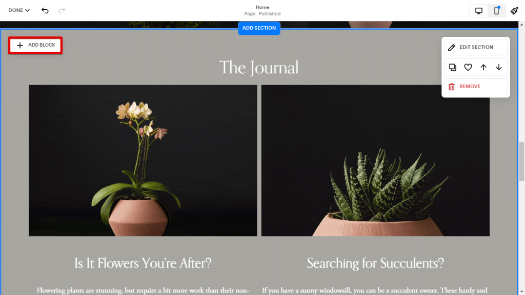 How Do I Link a Button to a Section in Squarespace ...