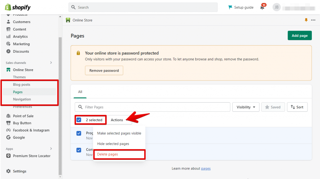 How Do I Reset My Shopify Store? - WebsiteBuilderInsider.com