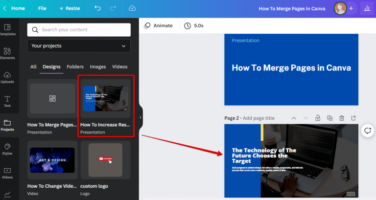 How Do I Merge Pages in Canva? [2024 Short Guide] - WebsiteBuilderInsider.com