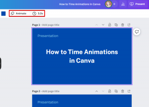 Can You Time Animations in Canva? 2024 Full Guide ...