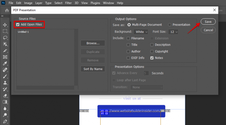 How Do I Make a Clickable Link in Photoshop PDF ...