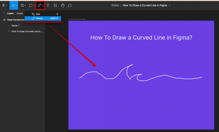How To Draw a Curved Line in Figma? [Complete Step By Step 2024 Guide] - WebsiteBuilderInsider.com