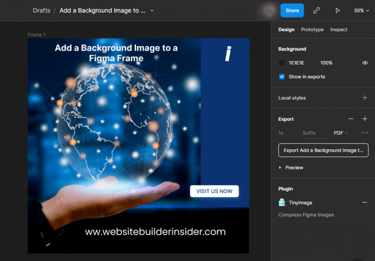 How Do I Add a Background Image to a Figma Frame ...