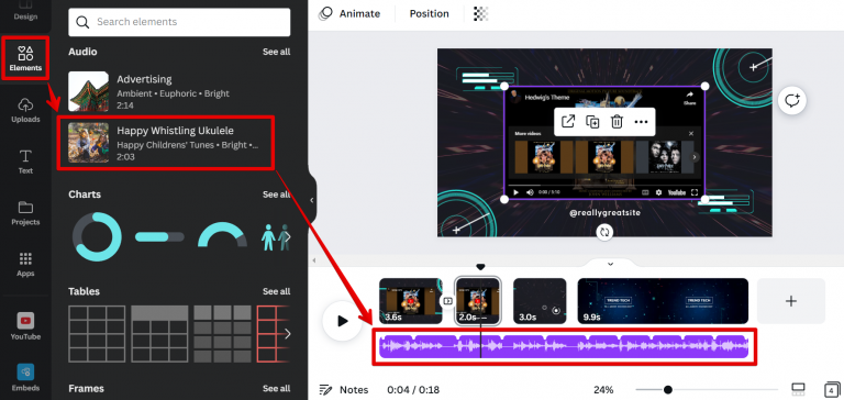 How Do I Add Youtube Music to Canva? - WebsiteBuilderInsider.com