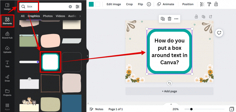 How Do You Put a Box Around Text in Canva? - WebsiteBuilderInsider.com