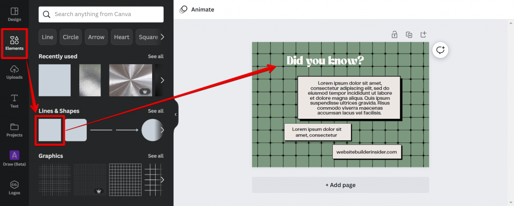 How Do You Add a Background to Text in Canva? - WebsiteBuilderInsider.com