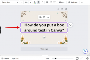 How Do You Put a Box Around Text in Canva? - WebsiteBuilderInsider.com
