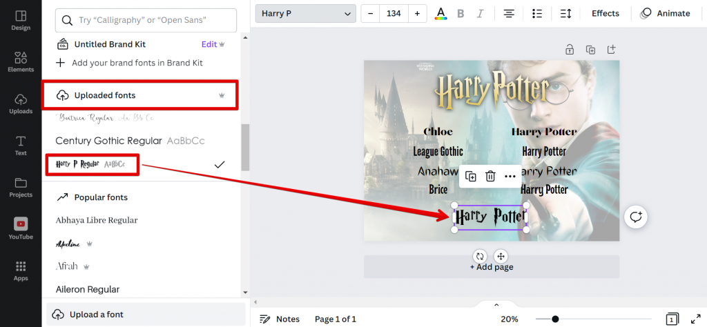 What Is the Harry Potter Font Called on Canva? - WebsiteBuilderInsider.com