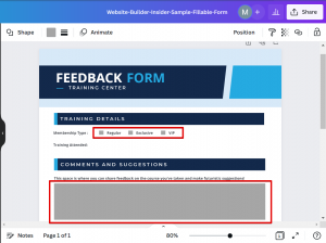 Can I Create a Fillable Form in Canva? - WebsiteBuilderInsider.com