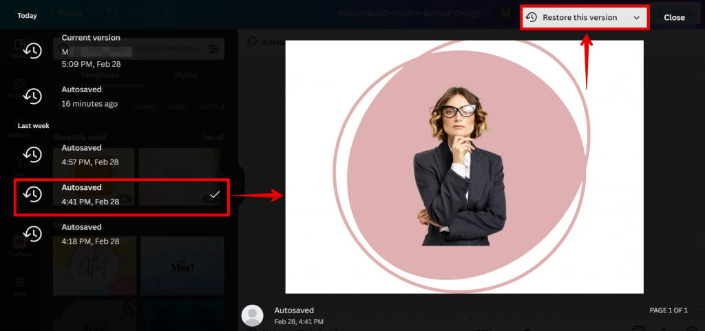How Do I Check My Canva History? - WebsiteBuilderInsider.com