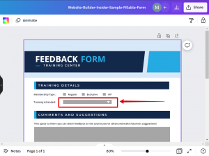 Can I Create a Fillable Form in Canva? - WebsiteBuilderInsider.com