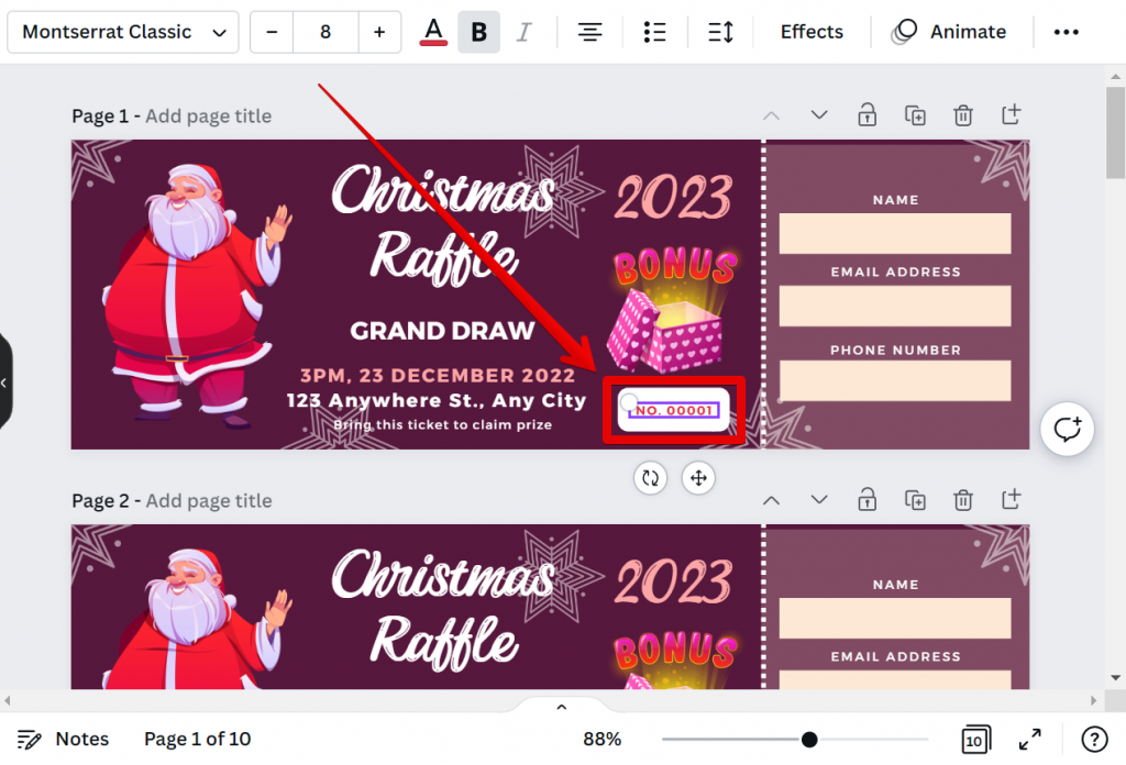 How Do You Get Numbered Tickets in Canva? - WebsiteBuilderInsider.com