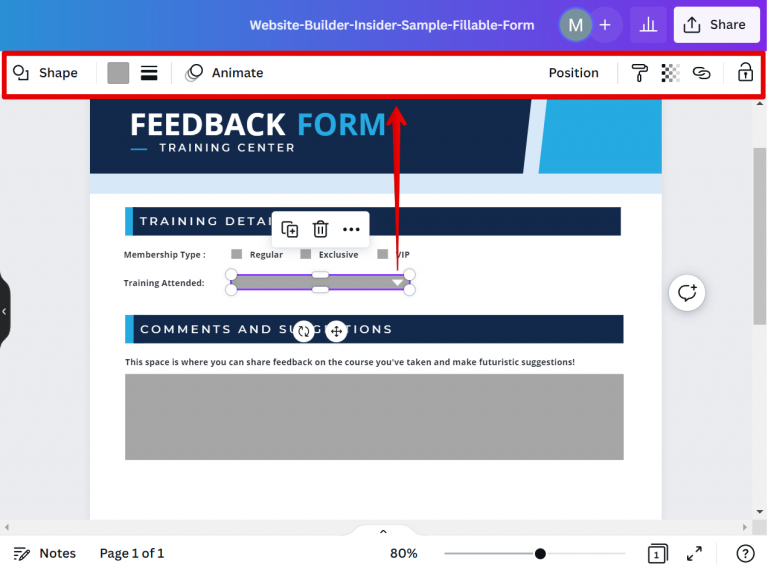 Can I Create a Fillable Form in Canva? - WebsiteBuilderInsider.com