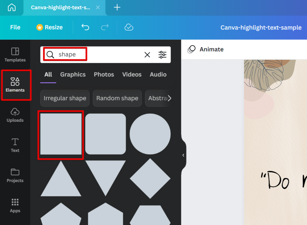 Can You Highlight Text on Canva? - WebsiteBuilderInsider.com