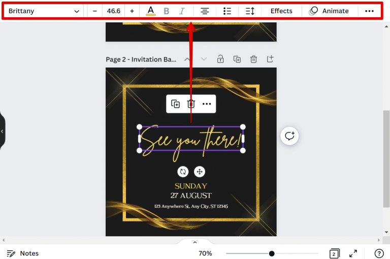How Do You Make a Front and Back Invitation on Canva ...