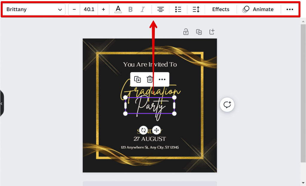 How Do You Make a Front and Back Invitation on Canva ...