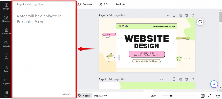 How Do You Add Notes in Canva? - WebsiteBuilderInsider.com