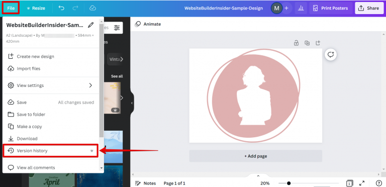 How Do I Check My Canva History? - WebsiteBuilderInsider.com