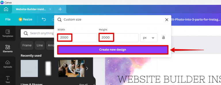 How Do You Split a Picture Into 3 on Canva on Instagram ...