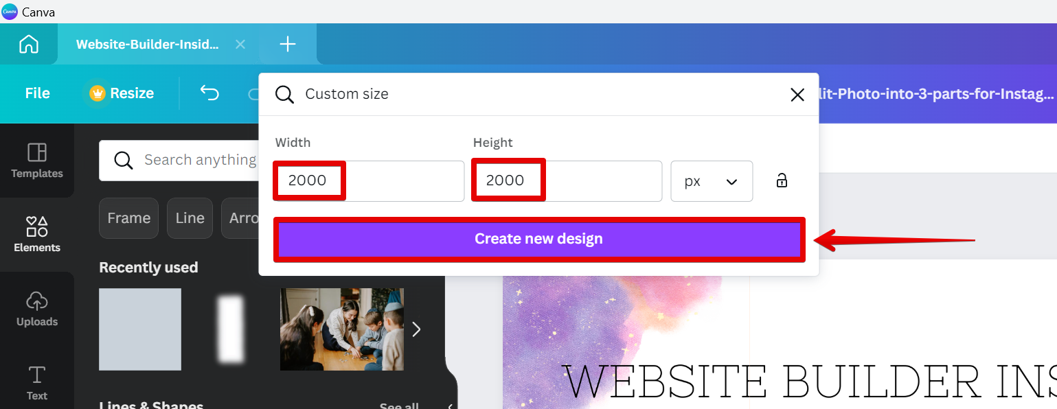 How Do You Split a Picture Into 3 on Canva on Instagram ...