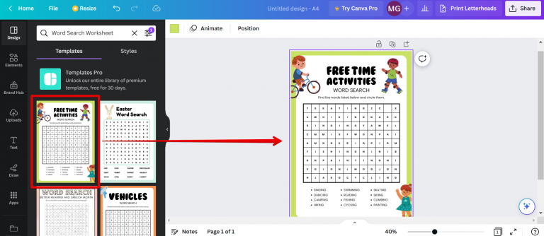 How Do You Create a Word Search in Canva? - WebsiteBuilderInsider.com